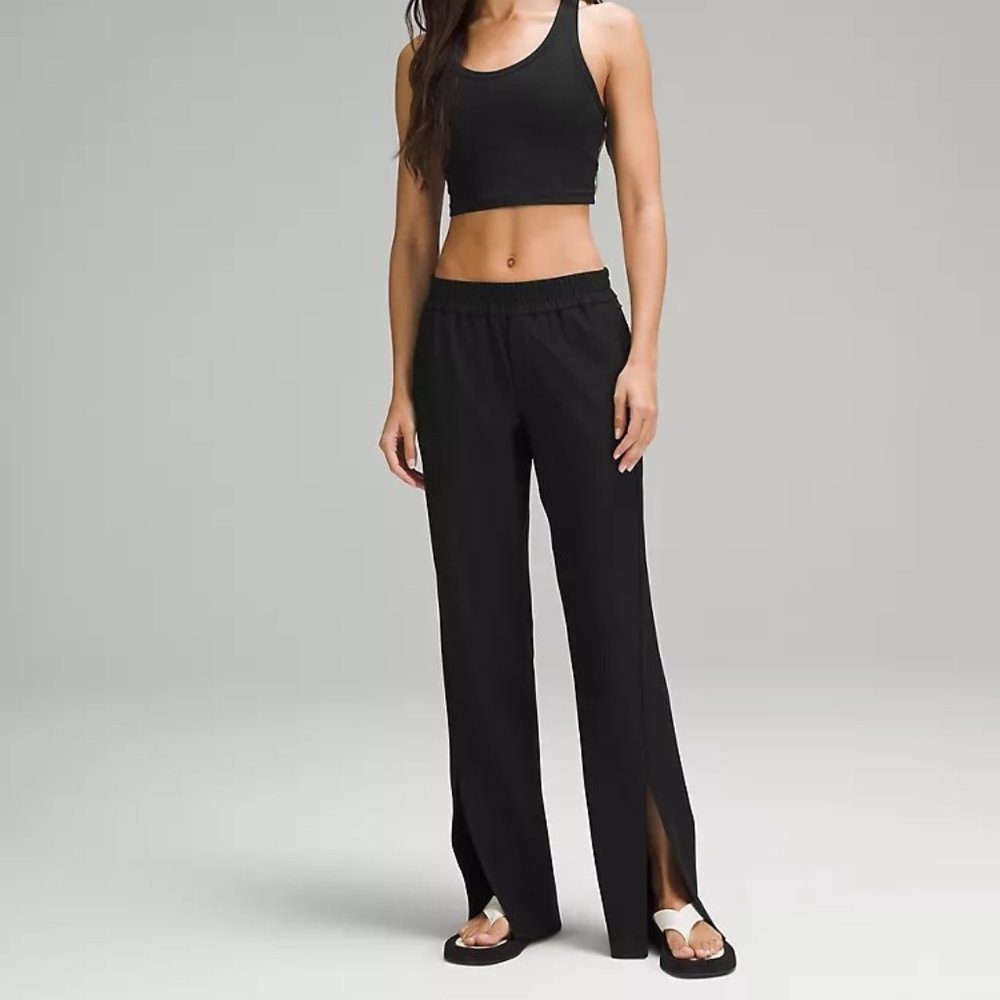 Lululemon Lab Stretch Cupro Pants In Black Size 6 - Gem